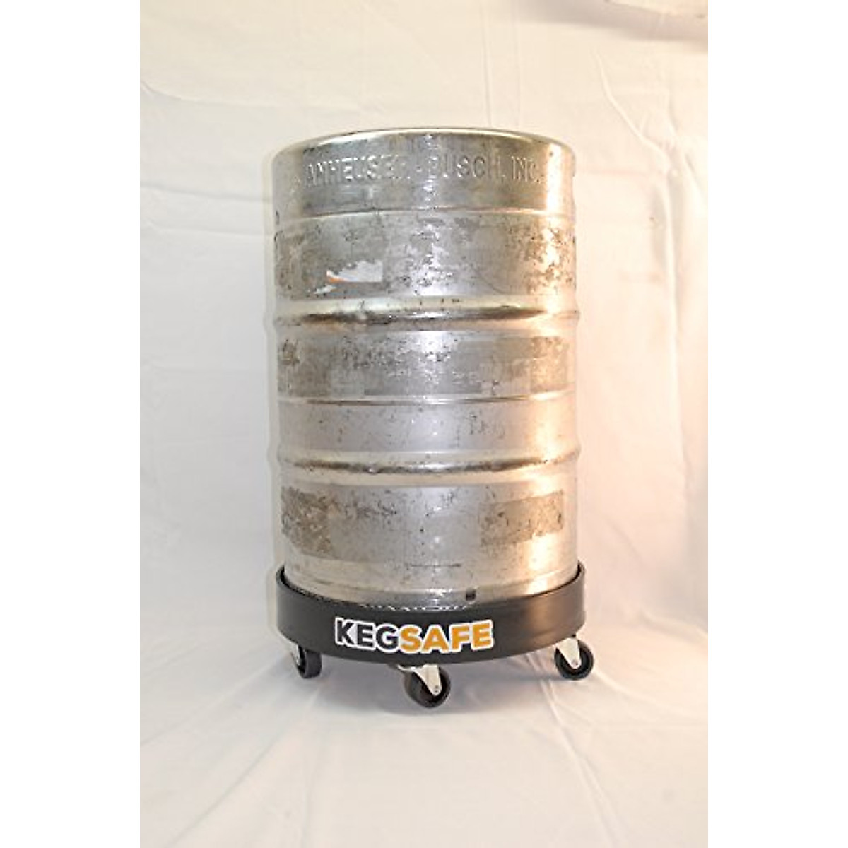 Beer Keg Dolly - Full Size Keg with Wheels - Extra Strong with high Side Rail for Added Safety!