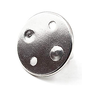 304 Stainless Steel Round Eye Pad Plate 5/16&quot; 8mm Anchor Mount Great for Yoga Swings Hammocks/Boat Rigging/Marine Deck Hardware/Suspension Training Straps