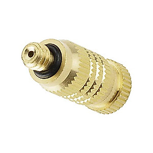 Bluecell 8pcs High Pressure Brass Misting Nozzles Fogging Spray Head for Outdoor Cooling System, 0.016" Orifice (0.4mm) 10/24 UNC Thread