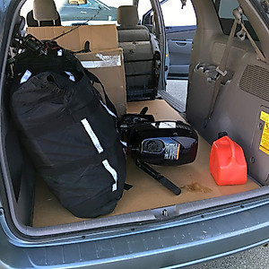 Seamax Foldable Inflatable Boat (Hull) Storage and Carrying Bag, with Sunlitec Fabric, Reflective Handles