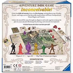 Ravensburger The Princess Bride - Strategy Board Games for Adults & Kids Age 10 Years Up - 1 to 4 Players