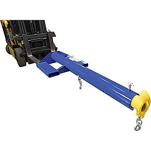 Vestil LM-EBT-6-24 Forklift Telescoping Jib Boom Crane Economaster, 6000 Lb, Lot of 1