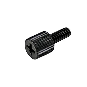 StarTech.com 6-32, 5/16in Long Black Metal Computer Case Thumbscrew - Pkg of 50 (SCREWTHUMB)