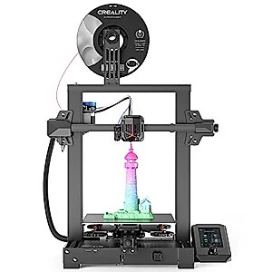 Official Creality Ender 3 V2 Neo 3D Printer with CR Touch Auto Leveling Kit PC Spring Steel Platform Full-Metal Extruder, 95% Pre-Installed 3D Printers with Resume Printing and Model Preview Function