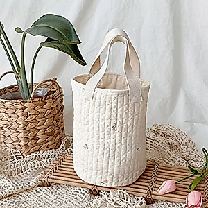 JENPECH Diaper Caddy Organizer - Large Portable Nursery Storage Bin and Car Travel Organizer - Portable Baby Changing Organizer Hanging Storage Caddy 6