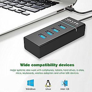 10Gbps USB C Hub, WAVLINK USB C Multiport Adapter, Data Speed Up to 10GBPs, 4k 60hz HDMI Port, 100W Power Delivery, USB C Hub HDMI for MacBook Pro/Air iMac iPad Pro Dell Chromebook and More