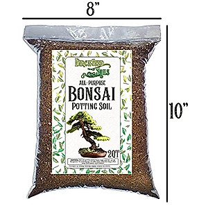 Generic Bonsai Soil 2 Quart Premium Fast Draining Organic All Purpose Potting Mix for use with All Varieties of Bonsai
