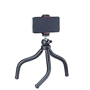 ULANZI ST-07 Phone Tripod Mount with Cold Shoe Mount for Microphone LED Video Light 1/4'' Tripod Screw for iPhone 11/Pro/Pro Max XS Max XR X 8 7 Plus Samsung Galaxy OnePlus Google Pixel Vlog Vlogging