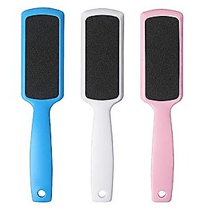 Fu Store 3 Pcs Pedicure Foot Files Callus Remover with Double Sided Feet Rasp for Dead Skin Professional Scrubber for Feet