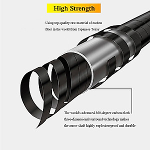 12pcs Carbon Arrow Shaft ID4.2mm spine350 400 500 600 700 800 900 1000 1200 Archery Bows Hunting Shooting