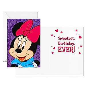 Hallmark Birthday Card Assortment (Kids Disney 12 Cards with Envelopes), 5STZ5015