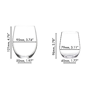 Riedel O Mixed Cabernet/ViognierTumbler, Set of 6 Plus 2 Bonus Glasses