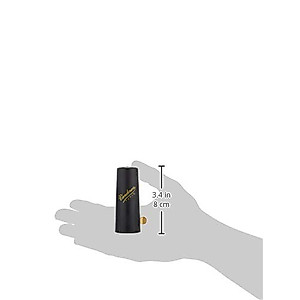 Vandoren LC57DP M/O Ligature and Plastic Cap for Alto Saxophone; Gilded Finish