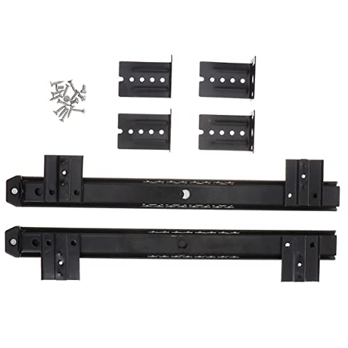 1 Pair Keyboard Track Vanity Accessories Silent Keyboard Black Keyboard Under Desk Tray Keyboard Drawer Keyboard Tray Ke