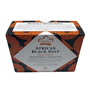 Nubian African Black Soap 5 Ounce (pack of 6)