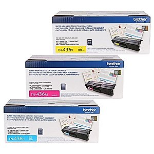 Brother MFC-L8900CDW (TN436) Super High Yield Toner Cartridge Set Colors Only (6,500 Yield)