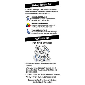 L’Oréal Paris Hair Color Colorista Makeup 1-day for Blondes, Silverblue600, 1 Fluid Ounce