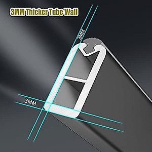 ZJKXJH Gray Closet Rod, Oval Wall Mounted Clothes Hanging Bar, Premium Aluminum No Rust Garment Rail Pole with Socket Set for Wardrobes, Cabinet, Laundry Room (Size : 150cm/59in)