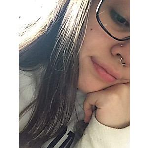 D.Bella Nose Rings 10Pcs 18G Nose Screw Rings Studs Surgical Steel Piercing Jewelry 2mm Clear CZ Silver