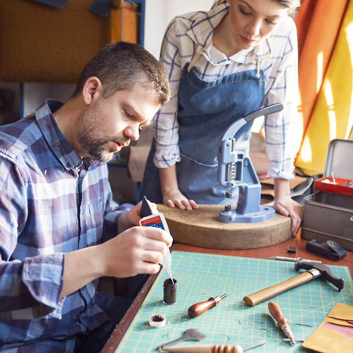 Super Glue, Aukfa Cyanoacrylate Adhesive Strong Bonding and Fast-Drying Glue for Your Repair Needs, Cyanoacrylate All-Purpose Repair Glue for Home Ceramic, Plastic, Glass, Wood, DIY Craft