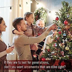 Personalized Couple Christmas Ornaments 2023 - Fast & Free 24h Customization – Surfing Big Wave in Beach Christmas Decorations with Name - Comes Gift-Wrapped