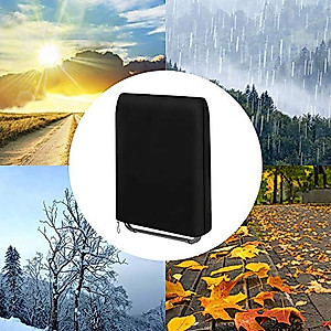 Toodro Zero Gravity Chair Cover, Folding Chairs Cover Protectors Waterproof Garden Furniture Cover 420D Oxford Polyester (107x90cm)