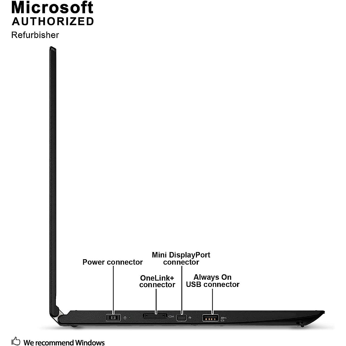 Lenovo Thinkpad Yoga 260 12.5-inch Touchscreen 2-in-1 Convertible Laptop, Intel Core i5-6300, 8GB DDR4 RAM, 256GB SSD, Backlitkey, Fingerprint, WiFi, BT, CAM Windows 10 Pro(Renewed)