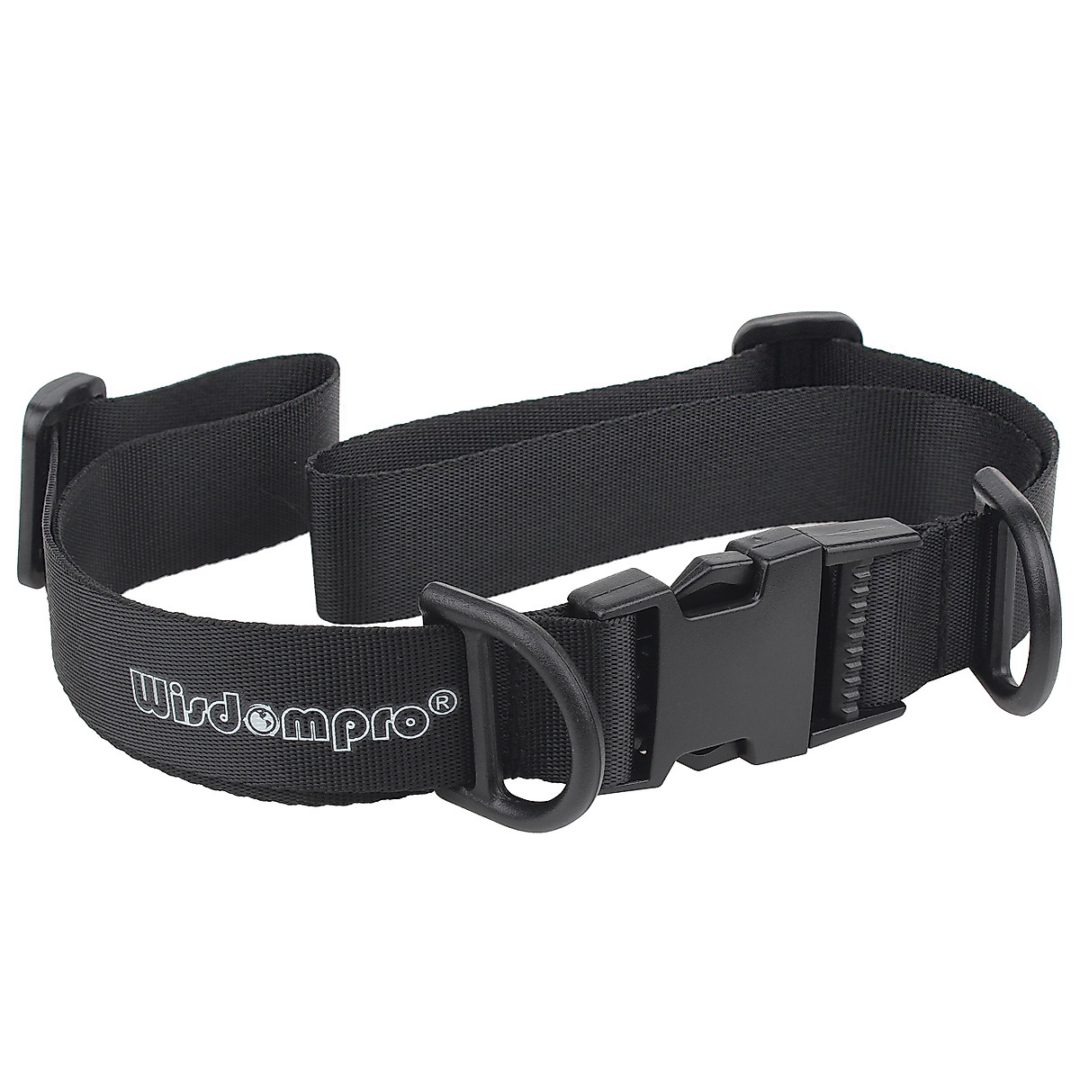 Wisdompro Backpack Chest Strap, Heavy Duty Adjustable Backpack Sternum Strap Chest Belt with Quick Release Buckle for Hiking and Jogging - with Slide Locks (Black)