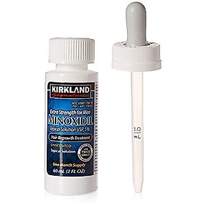 Kirkland Signature Minoxidil for Men 5% Extra Strength Hair Regrowth for Men vqzjBI, 1 Month Supply