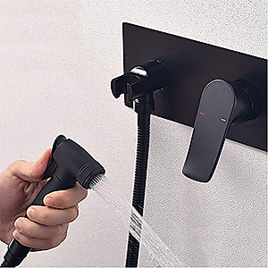 BINCAVIDOU Bidet Faucet Bidet Toilet Sprayer Set-Handheld Bidet Sprayer Kit-Bathroom Hand Shower for Self Cleaning Sink Faucet Bathroom Washroom Sink Faucet