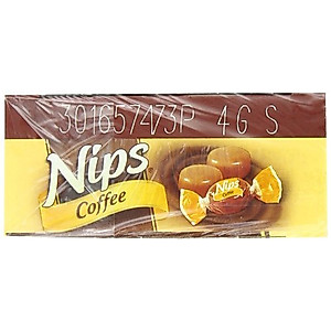 Brach's Nips Coffee Flavored Hard Candy, Individually Wrapped Candy, 3.25 Ounce Bags (Pack of 12)