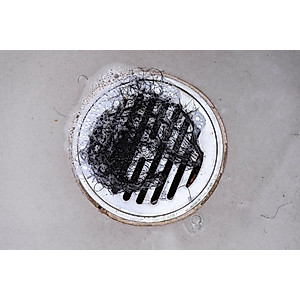 12 Pack Disposable Drain Hair Catcher Screens - Hair Catcher Shower Drain Screens Prevent Clogs in Bathroom Shower Stalls, Bathtub Drains, Kitchen Sinks. Hair Drain Catcher. Hair Traps Ea 3.62"x3.62"