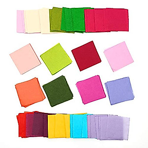 Jyongmer 6000Pcs Multicolor Tissue Paper Squares, Art Rainbow Tissue Paper for Arts Craft DIY Scrapbooking，Birthday Party Festival Tissue, Scrunch Art Project(2inch)