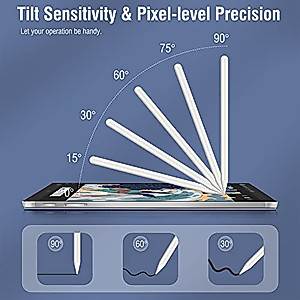 Magnetic iPad Pencil 2nd Generation - StylusHome Wireless Charging Stylus, Alternative for Apple Pencil 2nd Generation,Work with iPad Pro 11" 1/2/3/4,iPad Pro 12.9" 3/4/5/6,iPad Air 4/5,iPad Mini 6