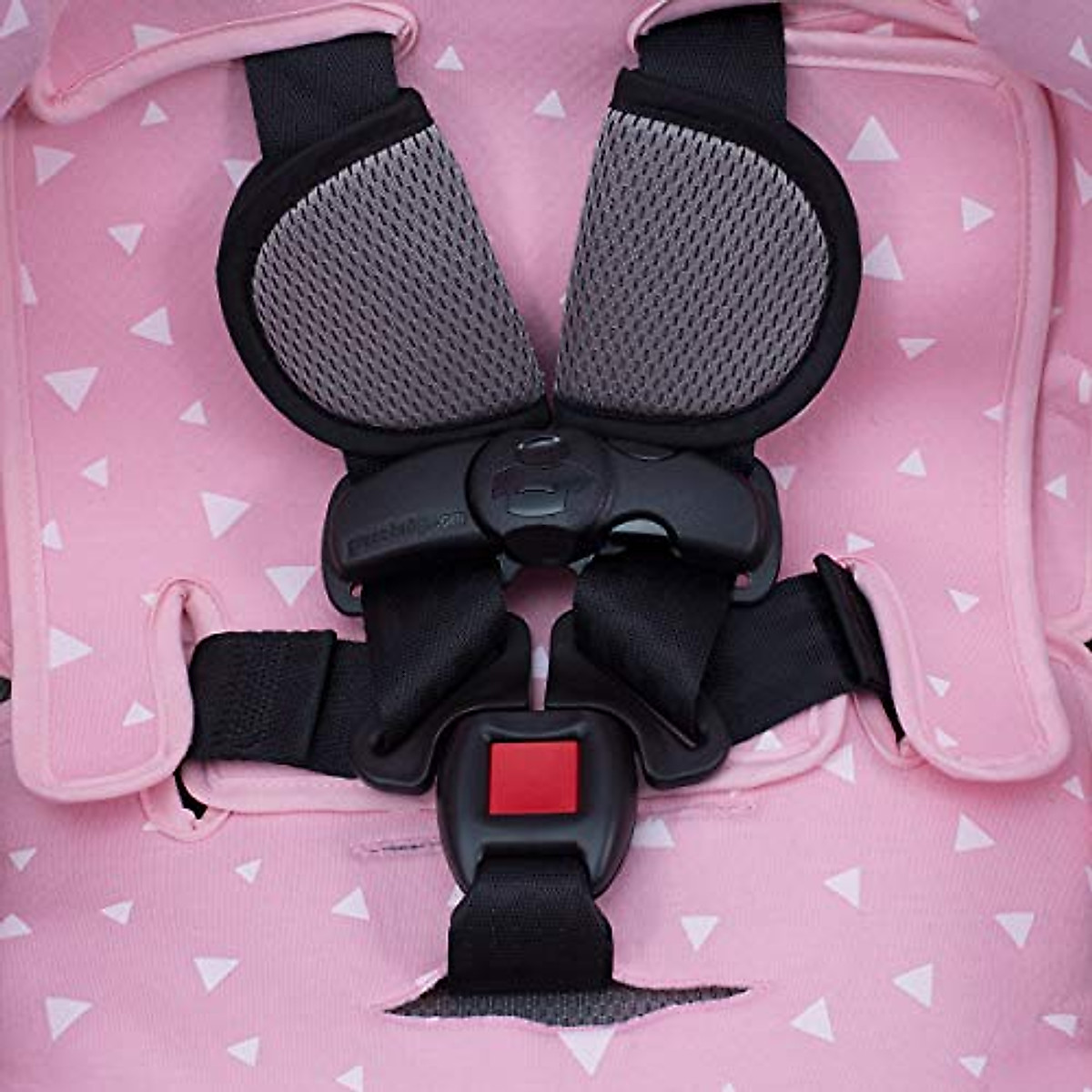 JYOKO Kids Cotton Cover Liner for car seat Compatible with Graco 4Ever DLX 4-in-1 (Pink Sparkles)