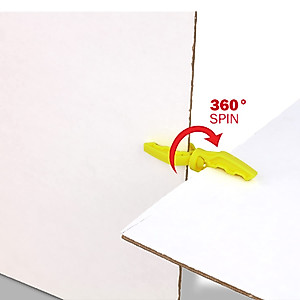 Atwood Toys Box Lox 98 pcs Creative Cardboard Building kit - Construction Toys for Girls and Boys Educational STEM (Blue Deluxe)