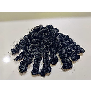 laddu Gopal Designer Culry Hairs/Radha Rani Hairs/Radha Rani Designer Hairs/Heavy Hairs / Size 3NO / RK_882