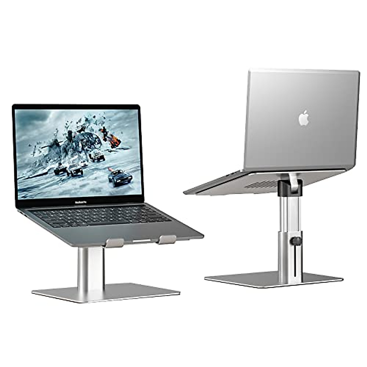 KitBox Laptop Stand for Desk with Adjustable Height and Angle,Aluminum Alloy Notebook Stand for All Laptop.