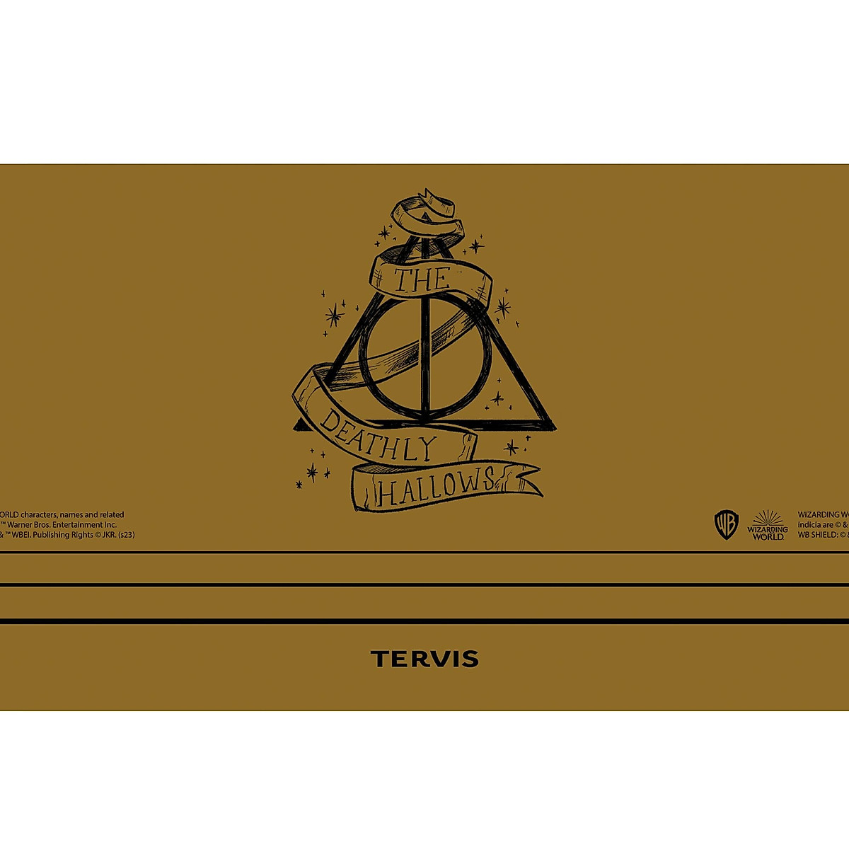 Tervis Traveler Harry Potter Deathly Hallows Triple Walled Insulated Tumbler Travel Cup Keeps Drinks Cold & Hot, 30oz, Stainless Steel