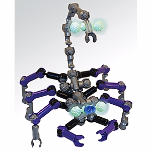 ALEX Toys Zoob 14003 Creepy Glow Creatures Moving Mind-Building Modeling System (65-Piece)