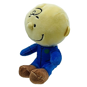 JINX Official Peanuts Collectible Plush Charlie Brown, Excellent Plushie Toy for Toddlers & Preschool, Super Cute Blue Astronaut Snoopy Team