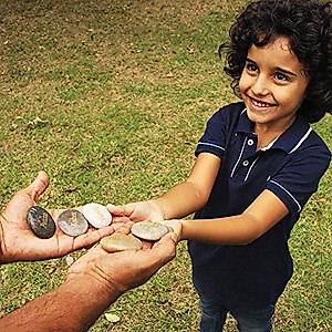 25 Engraved Inspirational Stones with Words of Encouragement – Gold Engraved Stones for Worry Stones, Affirmation Stones, Meditation Stones, Gift Rocks with Inspirational Words of Prayer, Velvet Bag