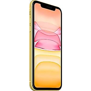 Apple iPhone 11, 128GB, Yellow - Unlocked (Renewed Premium)