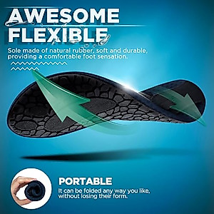 SIMARI Water Shoes for Women Men Swim Aqua Socks Beach Pool Essentials Barefoot Surf River Boat Kayak Sea Yoga Sand Exercise Sport Accessories Breathable Quick-Dry Adult Youth Kid Size SWS001