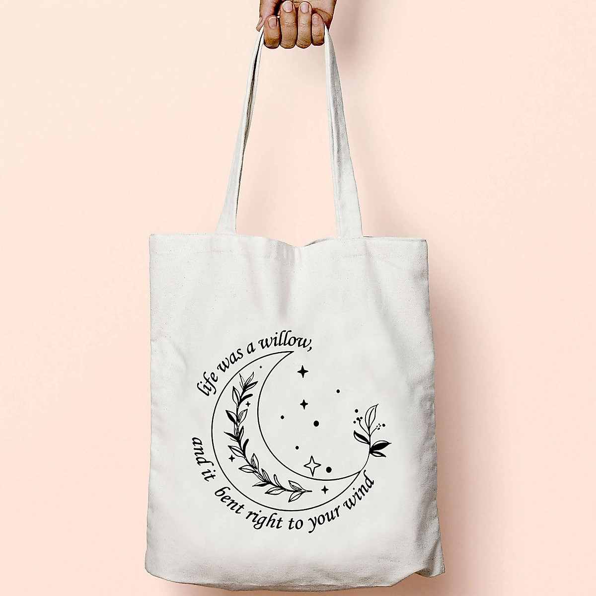 TOBGB Willow lyrics Gift Music Lover Tote Bag Song Lyrics Gift Singer's Merchandise (Willow tote)