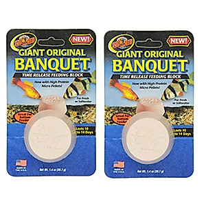 Zoo Med Laboratories AZMBB3 Giant Banquet Block Feeder, 2-Count