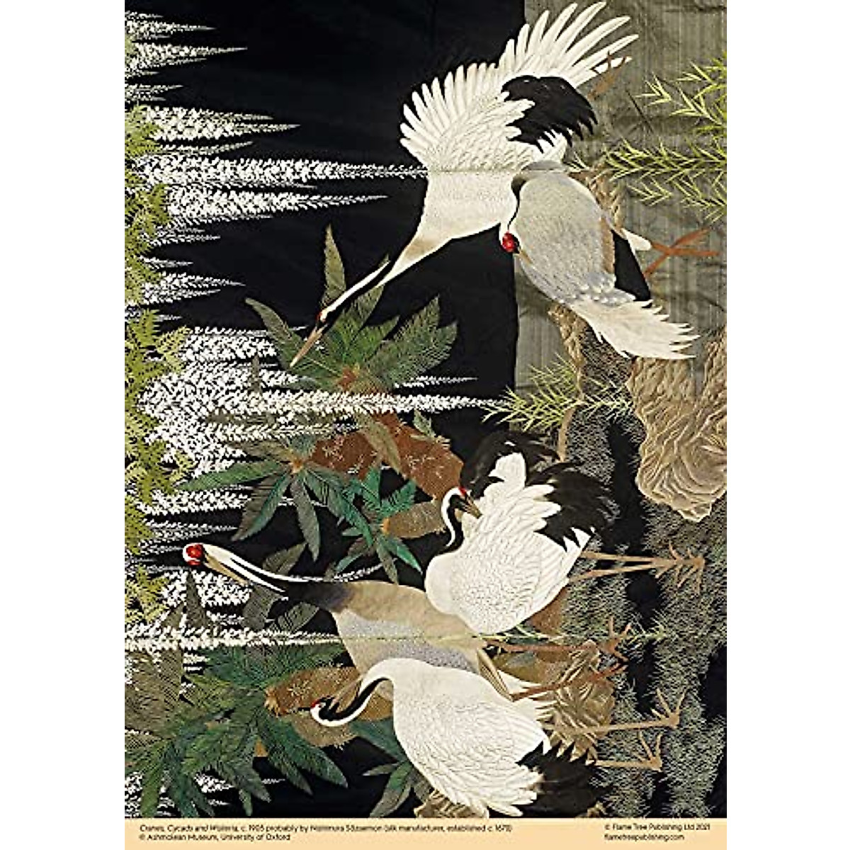 Adult Jigsaw Puzzle Ashmolean: Cranes, Cycads and Wisteria (500 pieces): 500-Piece Jigsaw Puzzles