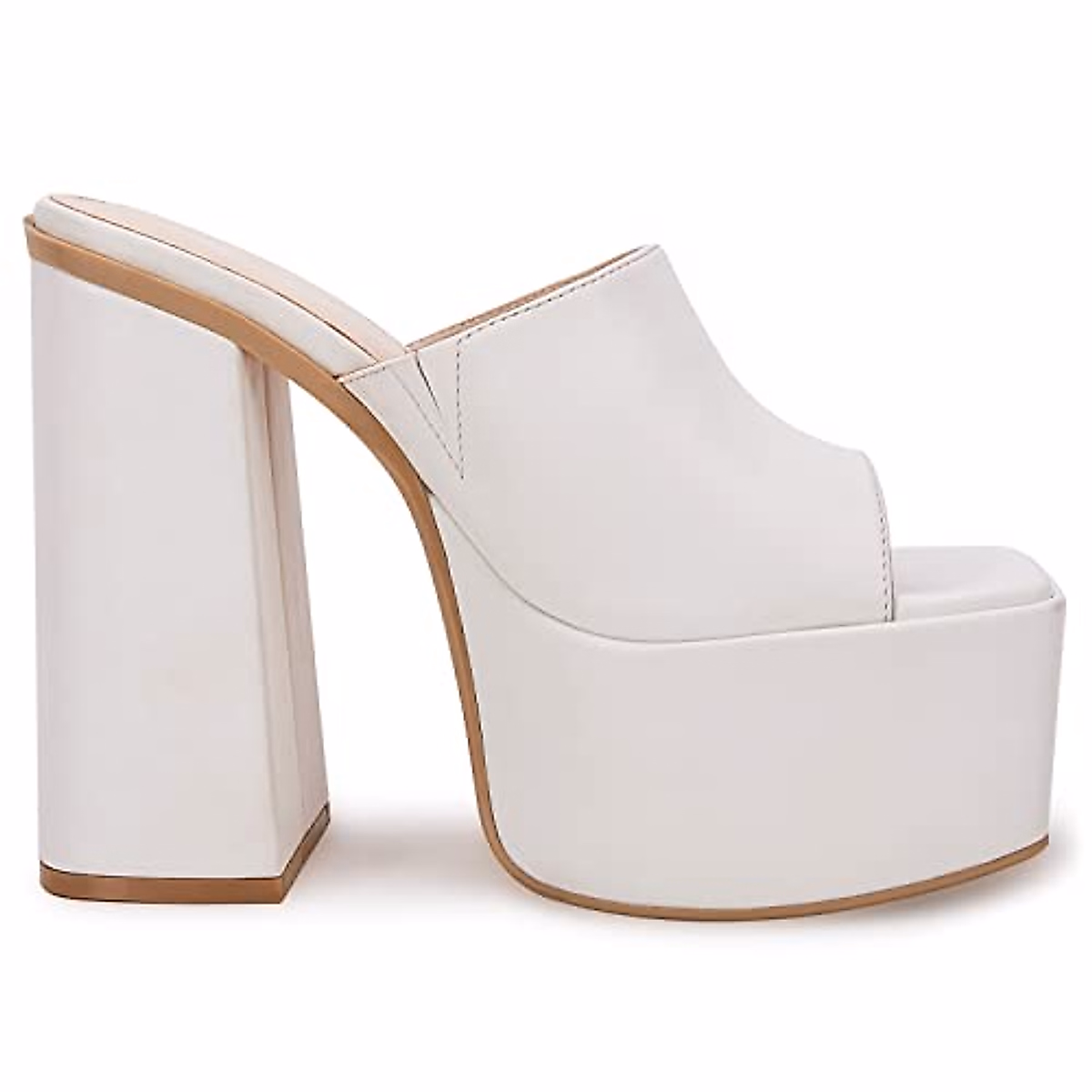 VETASTE Women's Platform Chunky Block Heels Sexy Open Toe High Heel Sandals