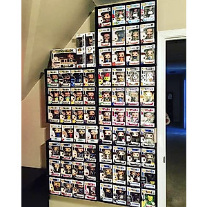 1 Classic Display Case for 4 in. Funko Pop Vinyl Collectible Toy Figures, Black Cardboard