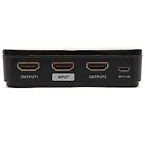 RocketFish HDMI 2-Output Splitter 18GBPS 4k Ultra HD And HDR Compatible
